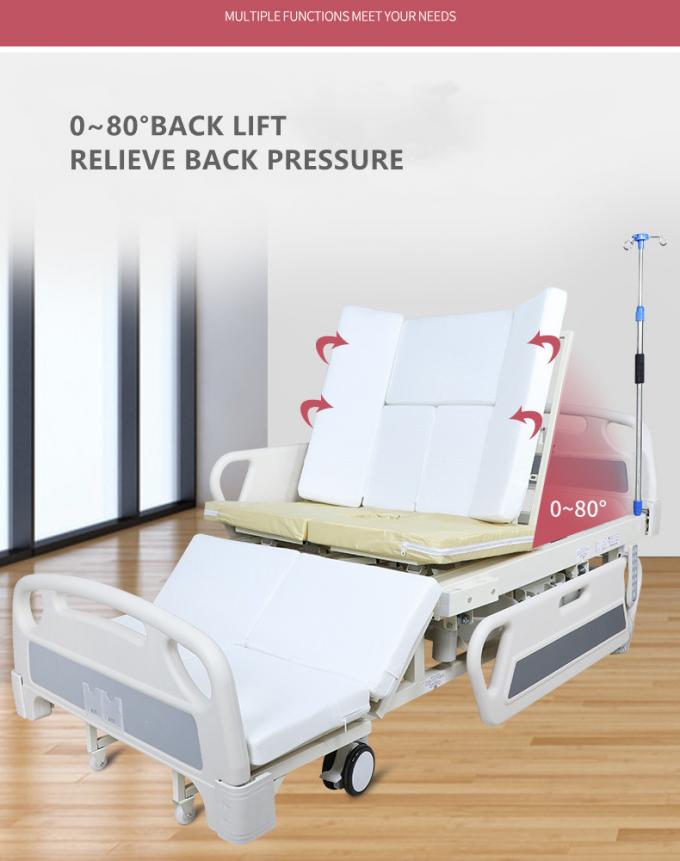 Detachable Adult Icu Epoxy Painted Hospital Automatic Patient Bed