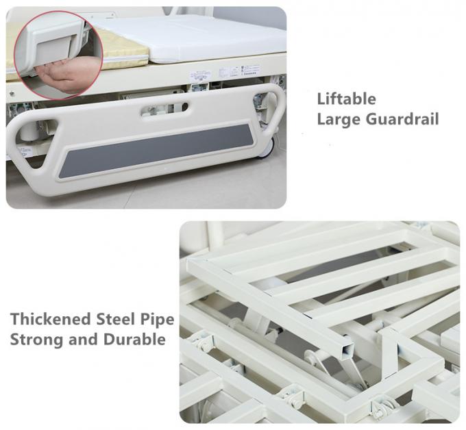 Detachable Adult Icu Epoxy Painted Hospital Automatic Patient Bed