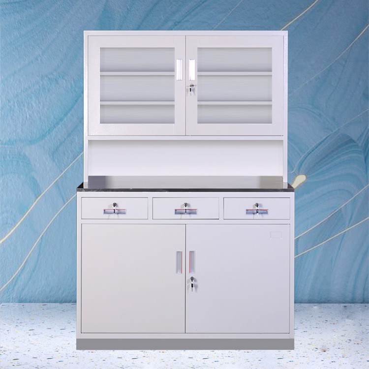 1200 * 500 * 1800mm Steel Hospital Medicine Display Cabinet Adjustable ...