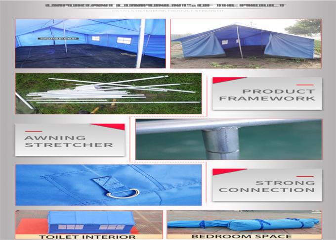Waterproof Emergency Tube Tent , Emergency Tarp Shelter With Window / Door